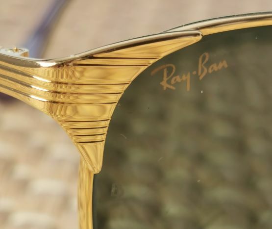 B&l Ray-Ban W0386 Arista G15 UV Glass Signet Horn Rimmed Sunglasses ...