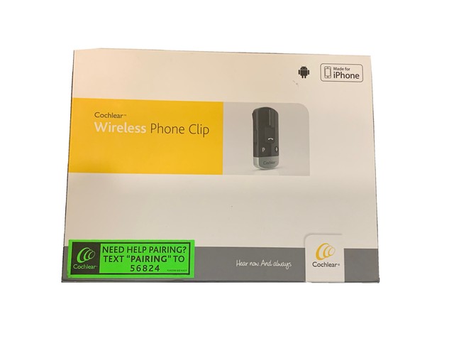 Cochlear BTB-2 Black Wireless Portable United Phone Clip Resound ...