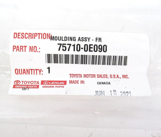 Lexus TOYOTA OEM-Door Window Sweep-Belt Molding Weatherstrip Right ...