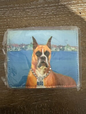 Boxer by the Sea Dog Bejeweled Fashion Wallet Blossom Collection Puppy ...