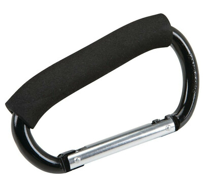 JUMBO ALUMINUM HOOK CUSHION GRIP SPRING LOADED CARRY GROCERIES TOOLS ...