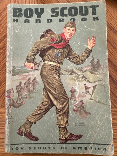 Boy Scout Handbook Sixth Ed 4th printing Sept 1962 Rockwell cover ...