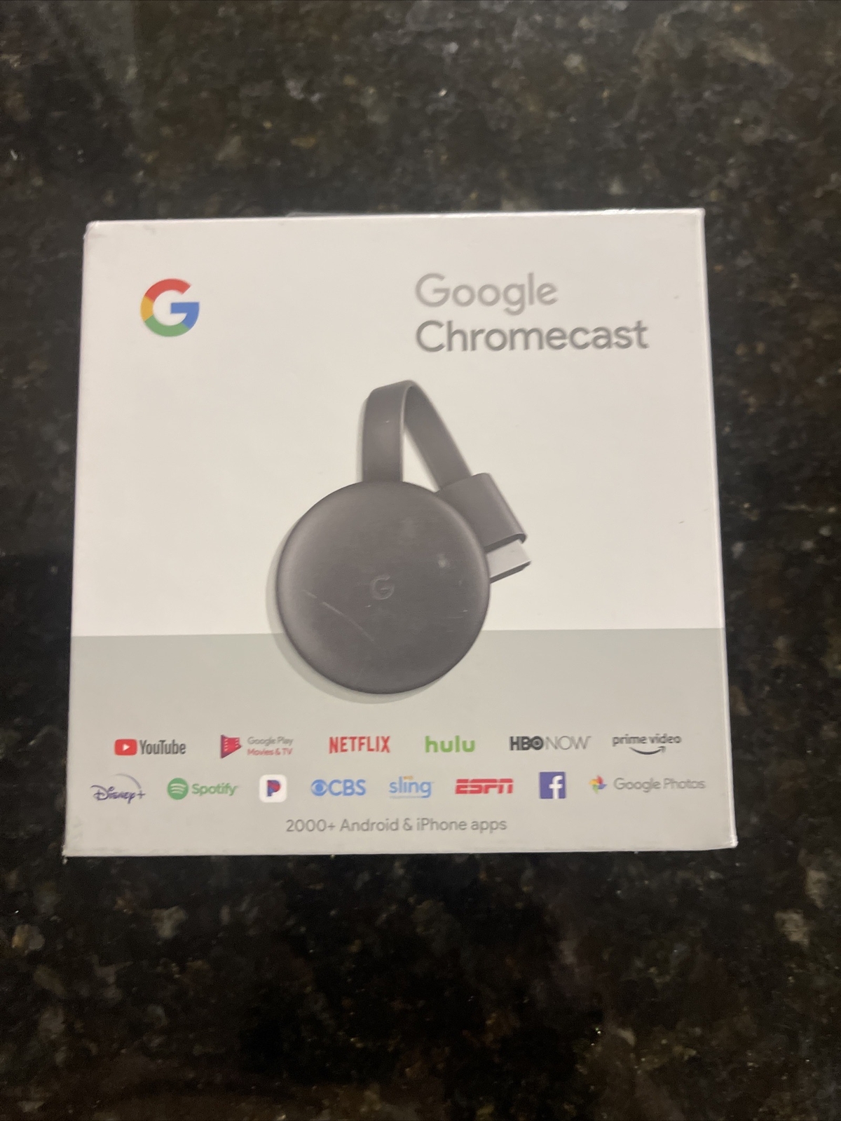 Google Chromecast (3rd Generation) - Charcoal
