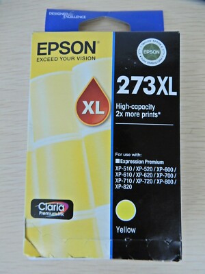 Epson 273XL High Capacity Ink Cartridge Yellow Date:06 2018 | eBay ...