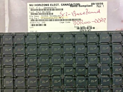 (3 PIECE LOT) MT46H64M16LFCK-75:A, MICRON, DDR DRAM, 64MX16, 6ns, CMOS ...