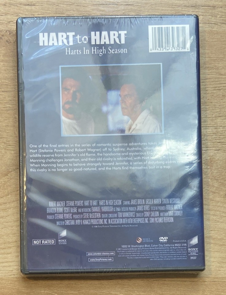 ‘Hart to Hart: Harts in High Season’ DVD New Mint Sealed 43396393271| eBay
