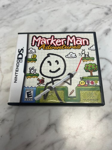Marker Man Adventures (Nintendo DS, 2009) Case and manual only | eBay