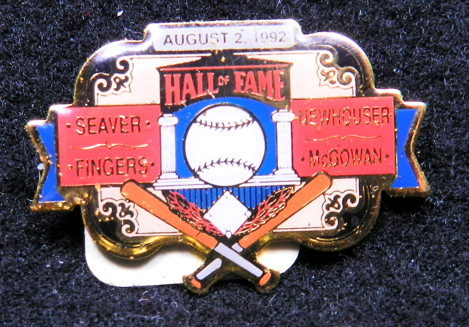 1992 Baseball Hall of Fame Induction Pin Numbered Seaver | eBay