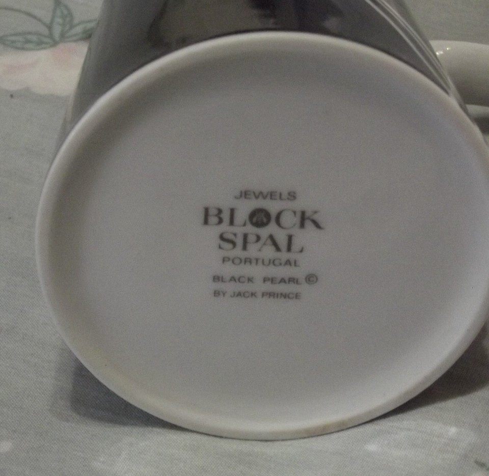 BLOCK SPAL PORTUGAL JEWELS BLACK PEARL BY JACK PRINCE CREAMER | eBay