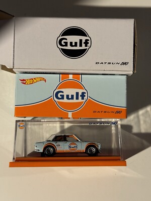 Hot Wheels Collectors RLC Exclusive Datsun 510 Toy Car - Gulf Powder ...
