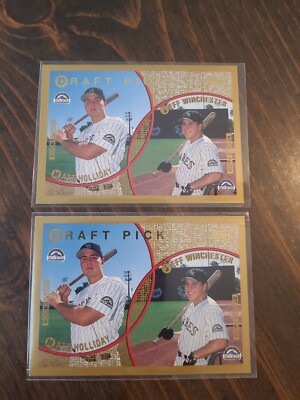 (2) 1998 TOPPS MATT HOLLIDAY #442 ROOKIE LOT | eBay