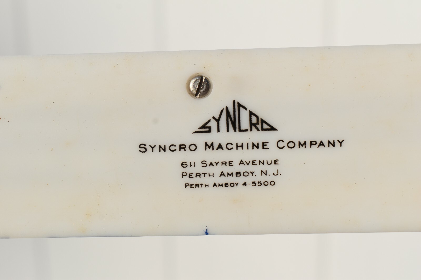 VINTAGE SYNCRO MACHINE CO. ENGINEERING SLIDE RULER WITH ORIGINAL ...
