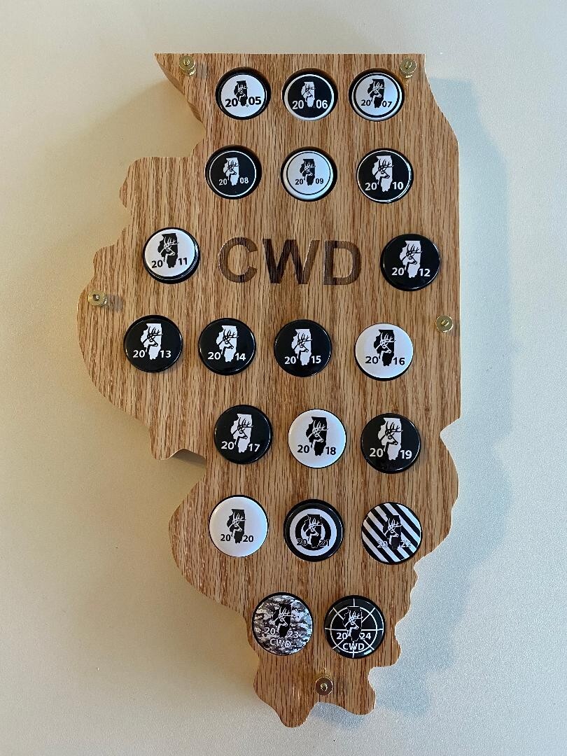 Illinois Deer Pins CWD 2005-2024 full set | eBay