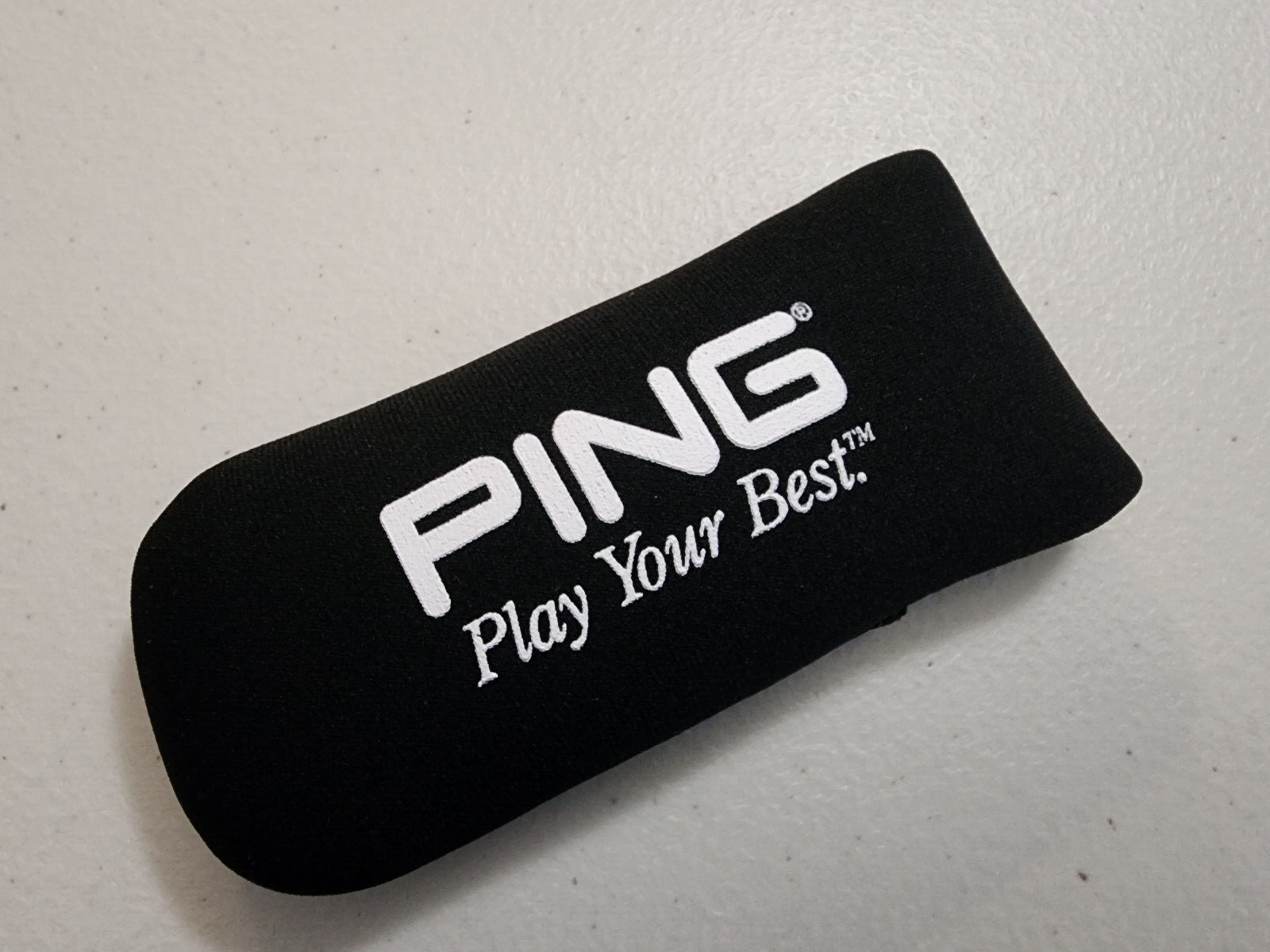 Ping Play Your Best Neoprene Slip-On Blade Putter Headcover Black Head ...