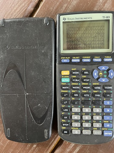 Texas Instruments TI-83 Handheld Graphing Calculator Tested | eBay
