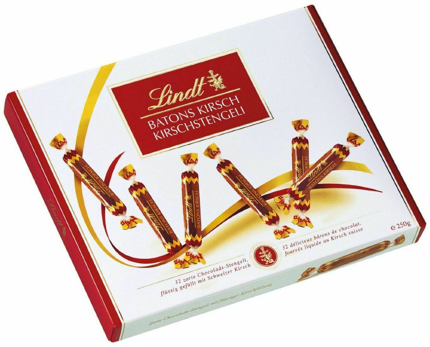 Lindt Batons Kirsch Stengli - Kirschwasser Pralinen - 250 Gramm | eBay.de