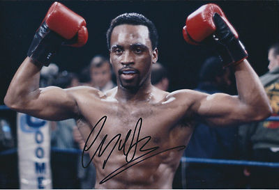 Nigel BENN Signed 12x8 Autograph Photo AFTAL COA World Champion Boxing ...