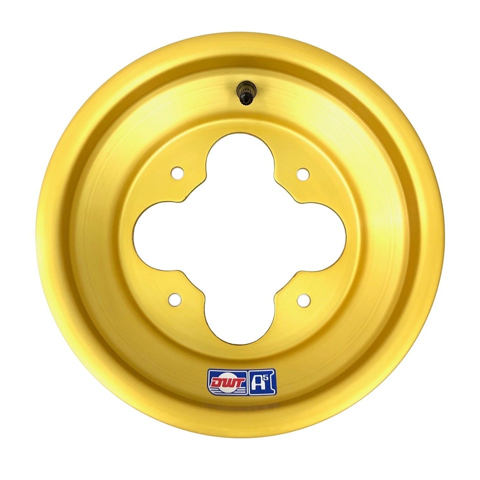 DWT Gold A5 10" Front & 9" Rear Rims Wheels Yamaha Raptor 700 YFZ450 R ...