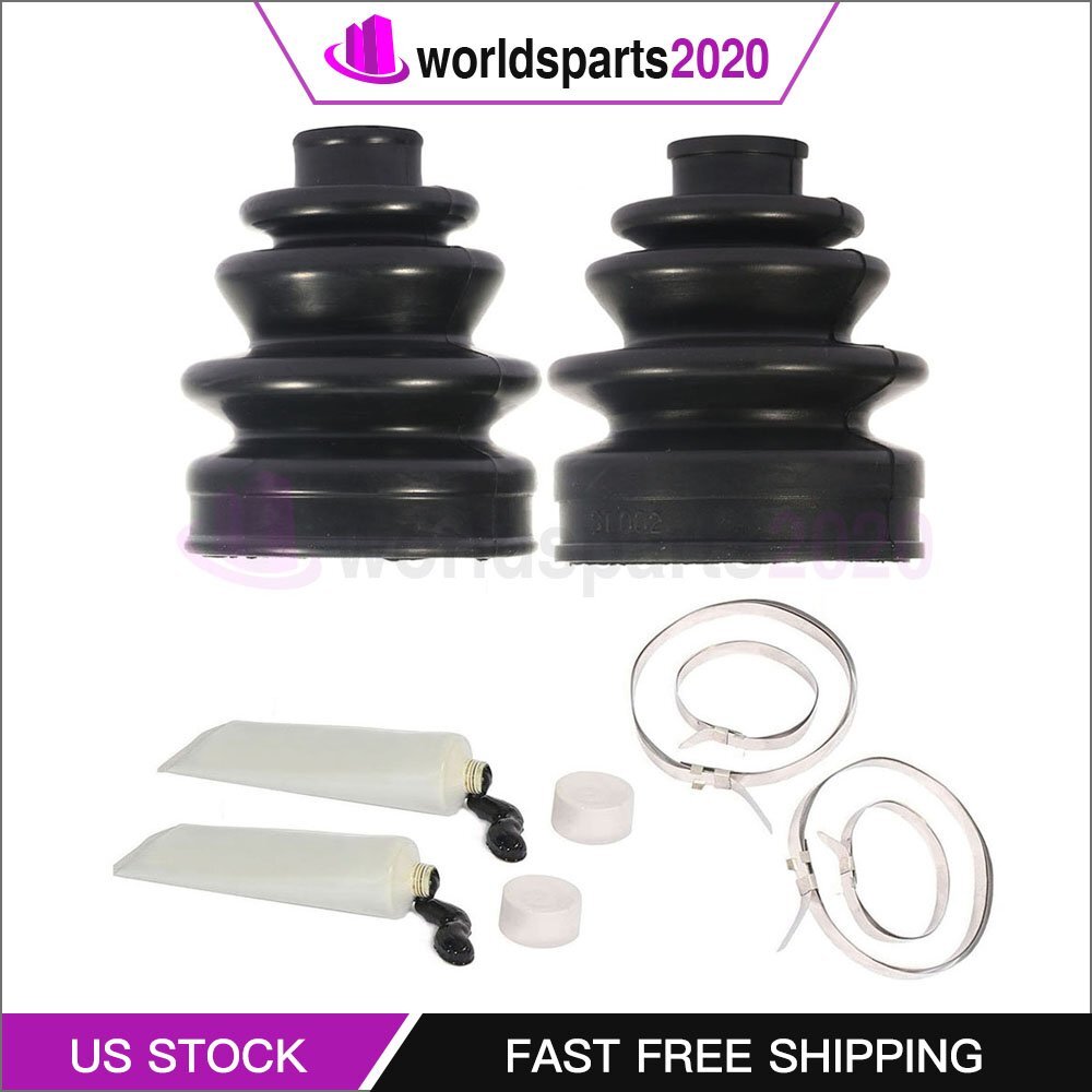 Pair Front Outer Inner CV Axle Boot Kits Fits 1998-04 Honda Foreman 450 ...