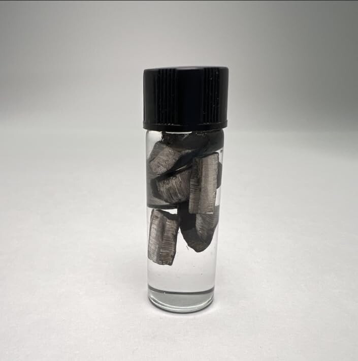 Lithium Metal Sample Pure 99.99% 0.4g Alkali Metal Element 3 - 1 Dram ...