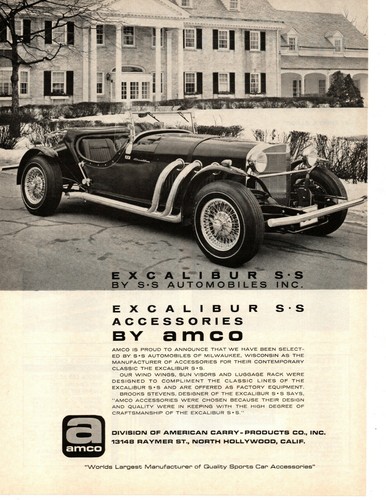 1965 EXCALIBUR S.S ~ ORIGINAL AMCO AD | eBay