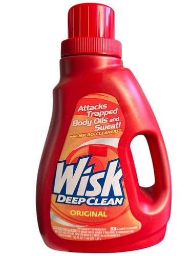 Wisk Deep Clean Original Laundry Detergent Micro-Cleaners 33 Loads, 50 ...