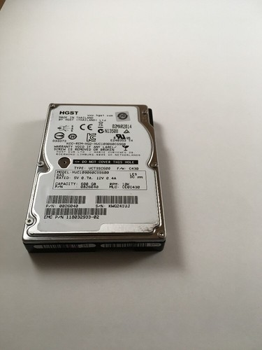 Hitachi HGST HUC109060CSS600 600GB 10K SAS 6Gbps 2.5" Hard Drive ...