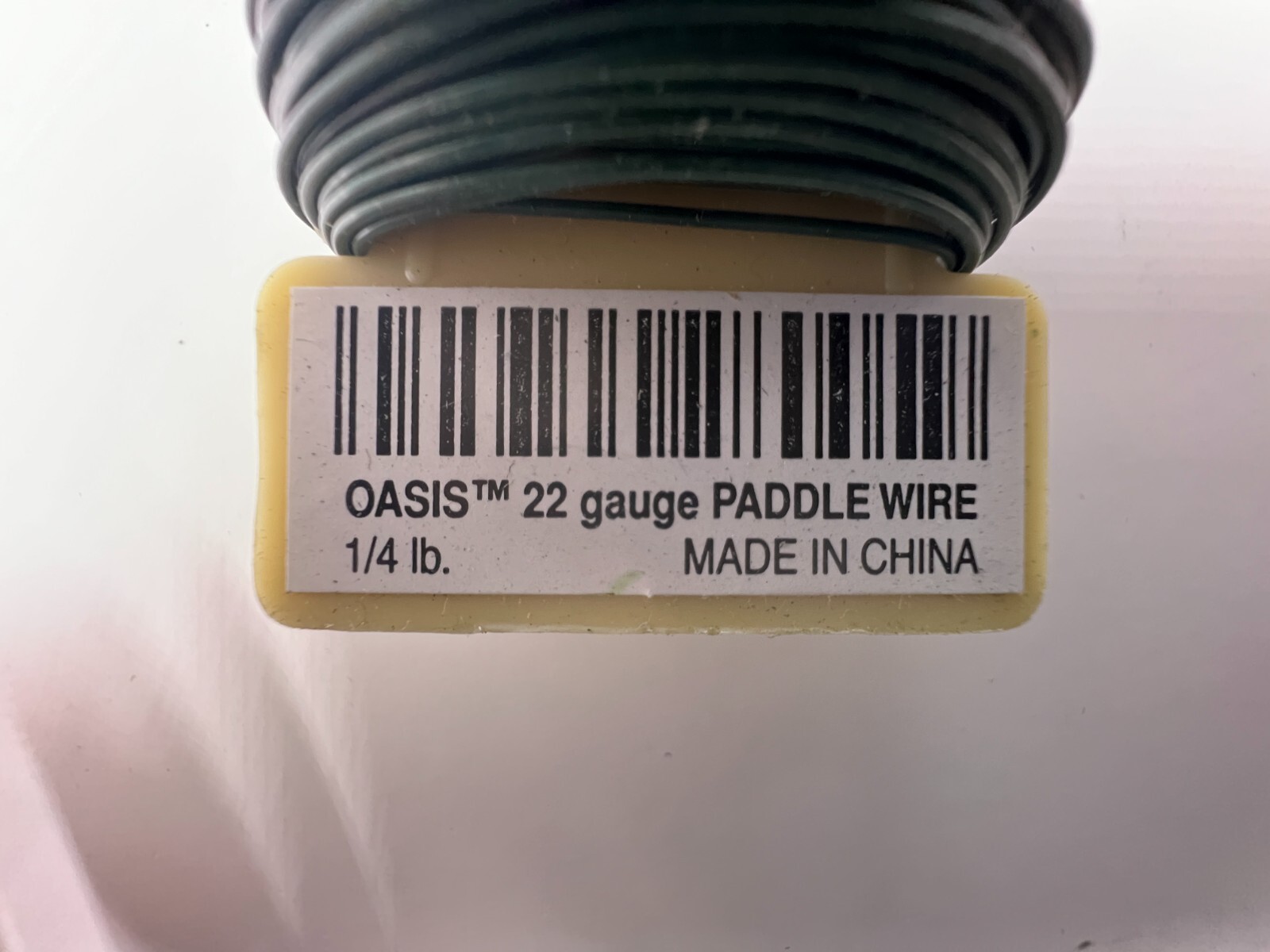 (QTY 18) Oasis Floral Green Wire 22 Gauge Paddle Wire 1/4 lb | eBay
