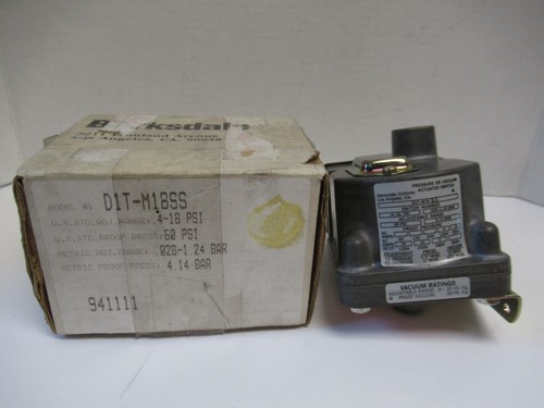 Barksdale D1T- M18SS Pressure Switch FREE PRIORITY SHIPPING | eBay