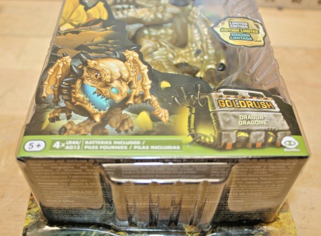 2 WowWee Fingerlings Untamed Gold Rush Dragon Lights Sounds Limited ...