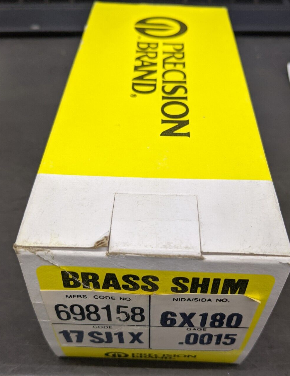 Precision Brand Brass Shim Roll .0015 (.038mm) Gauge 6" x 180" 698158 ...
