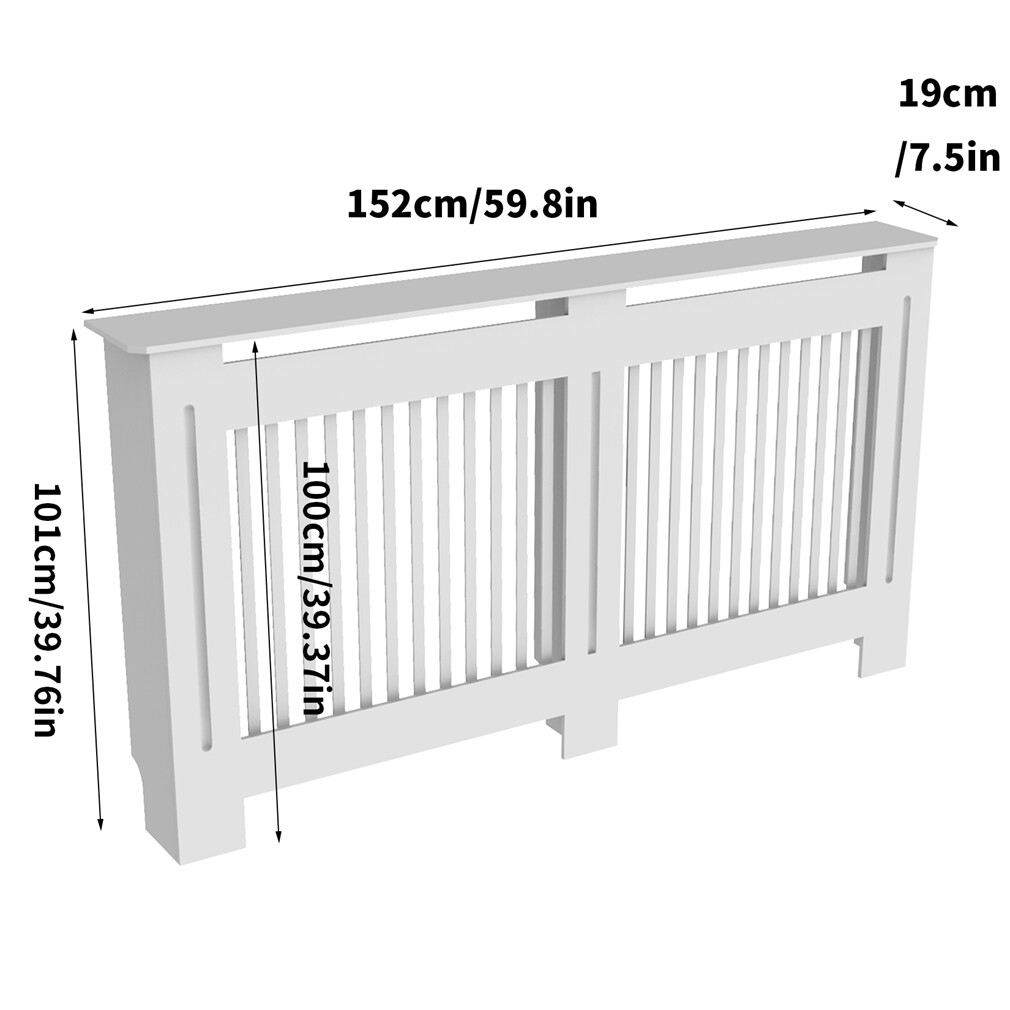 Modern Radiator Cover Extra Large Barrier Fence Heater Cabinet Shelf ...