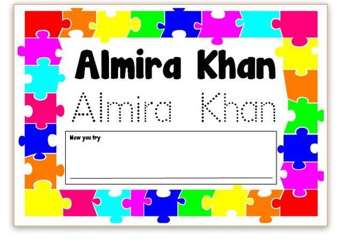 Learn to Write Your Name - Personalised Name Card - EYFS - Starting ...
