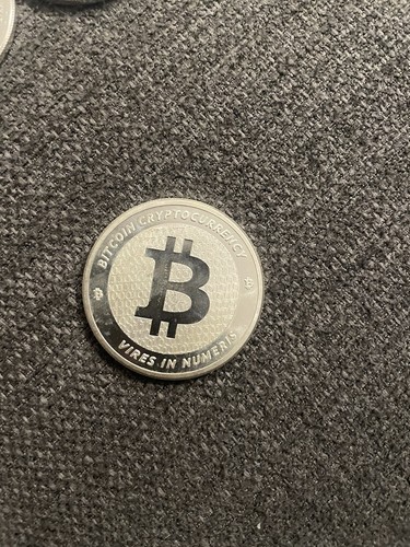 Bitcoin 1oz .999 Silver Bullion Coin By GSM Mint ~ RARE FIND ...