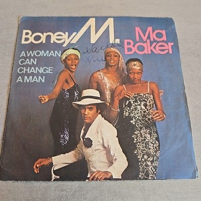 Boney M Ma Baker A Woman Can Change A Man 45 Italy Press 1977 | eBay