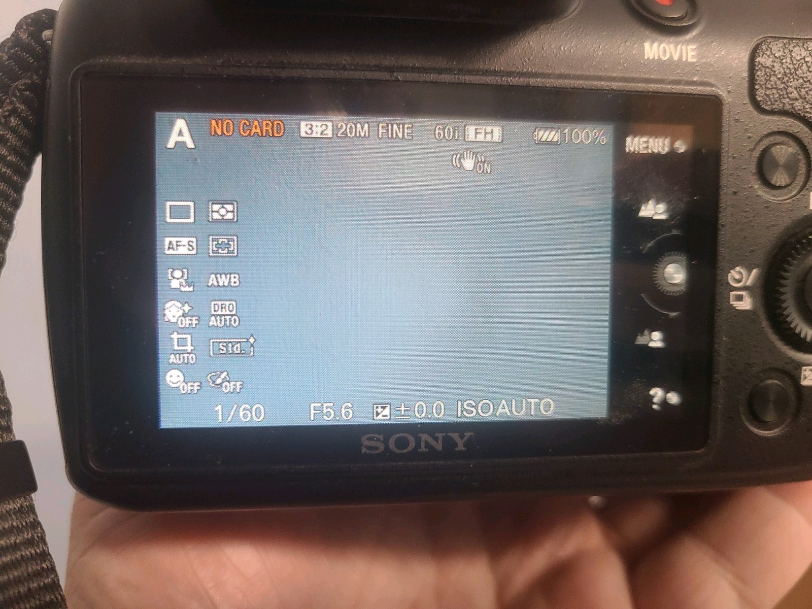 SONY ILCE-300 Camera 20.1MP + SONY SEL1855 Lens, 16GB SD, 3x Batteries ...