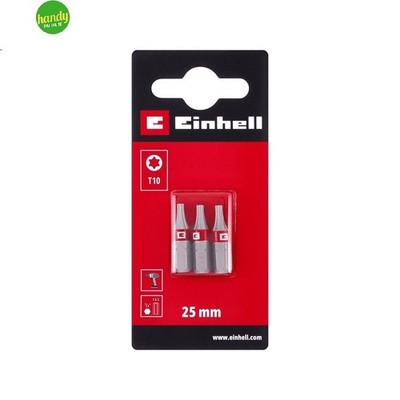Set punta standard T10 Einhell 25mm 3pz | eBay