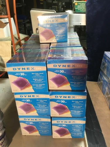 Dynex 30 PK COLOR CD SLIM JEWEL CASES - New and Sealed | eBay