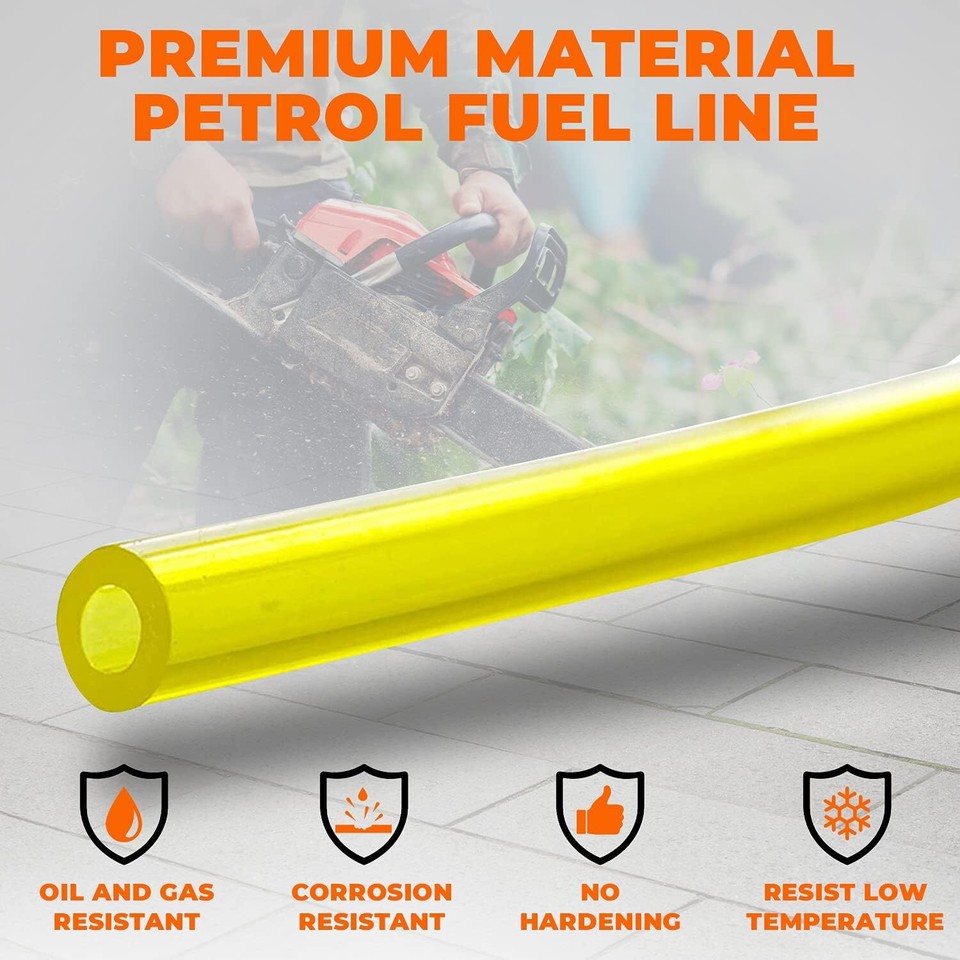 4 Sizes Pipe Hose Tubing Petrol Fuel Gas Line For String Trimmer ...