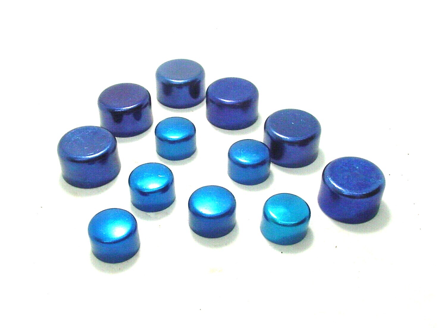 Fits BMW Blue Motor Engine Bolts Caps Covers Dress-up Kit set 12 NOS ...