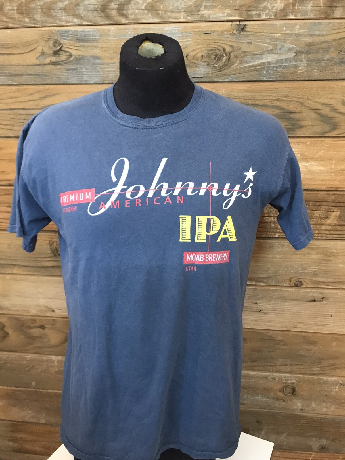 Moab Brewery Utah Johnny's American IPA Microbrew Men's cotton T-shirt ...