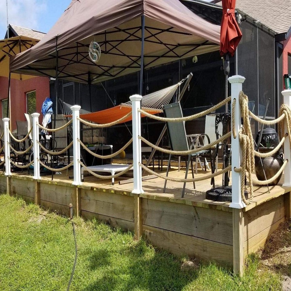 Twisted Manila Rope Natural Jute Rope (2 Inch x 25 Feet) Heavy Duty ...