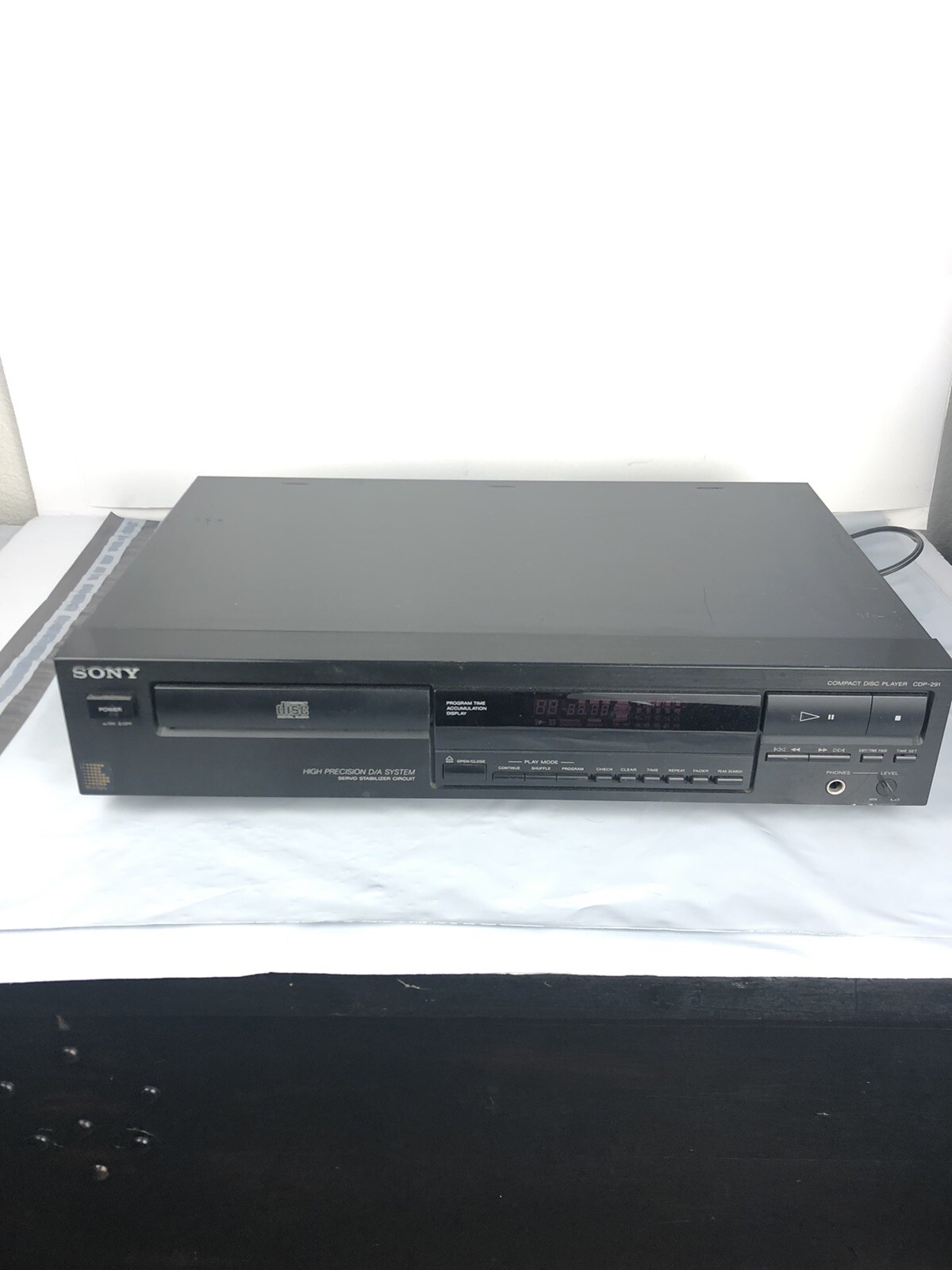 RARE+Sony+Cdp-291+CD+Disc+Player+Made+in+Japan+100+Working for sale ...