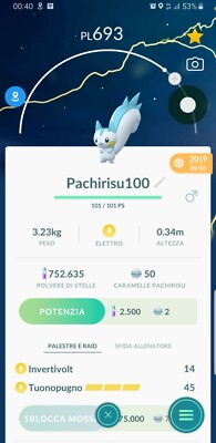 Pachirisu Pokemon go regional | eBay