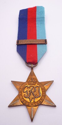 WW2 1939 - 45 STAR MEDAL WITH BOMBER COMMAND CLASP | eBay