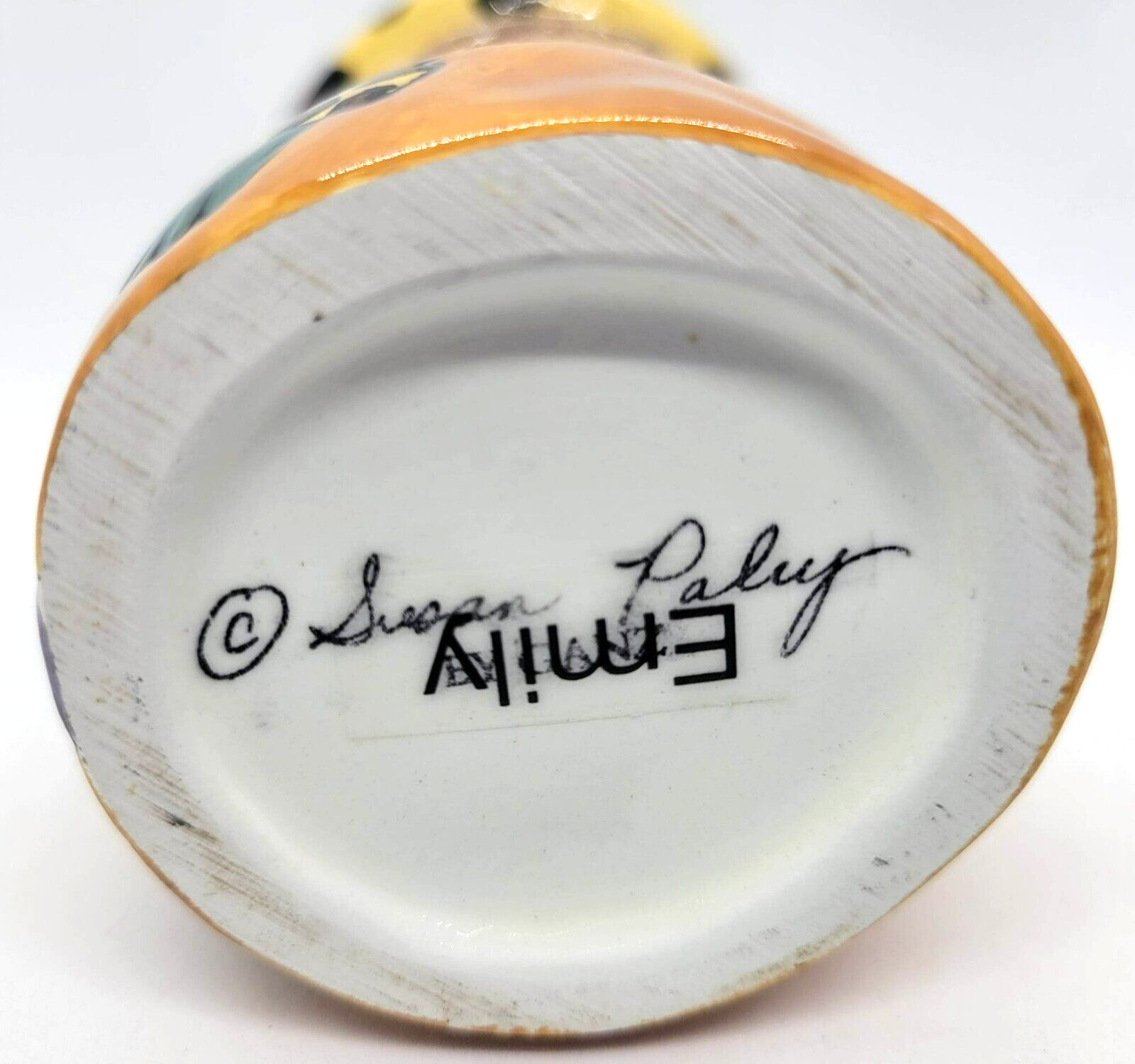 Susan Paley EMILY Vase Bella Casa by Ganz Collection Ceramic Painted ...