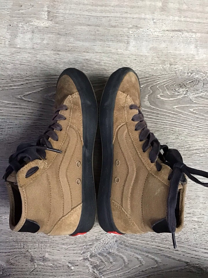 VANS Mens Eco Cush Size 4.5 LIZZIE ARMANTO Brown Womens 6 Hi top ...
