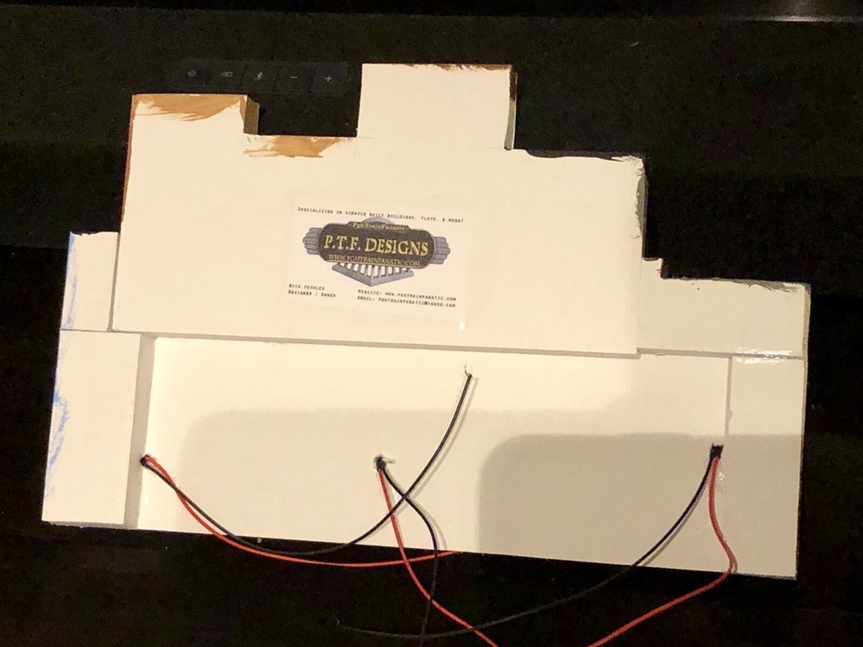 N Scale Scratch Built UP 3D Collage - 8 Apartment Building Flats #1 LED ...