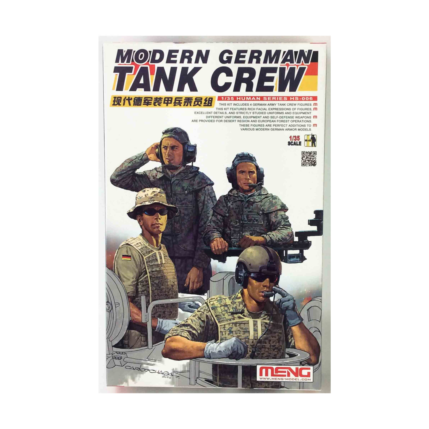 Meng Models Model 1/35 Modern German Tank Crew NM | eBay