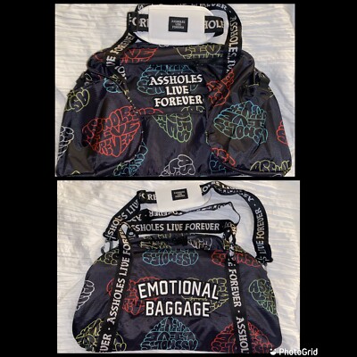 NWOT Linda Finegold A$$holes Live Forever ALF Colorful Hearts Black ...